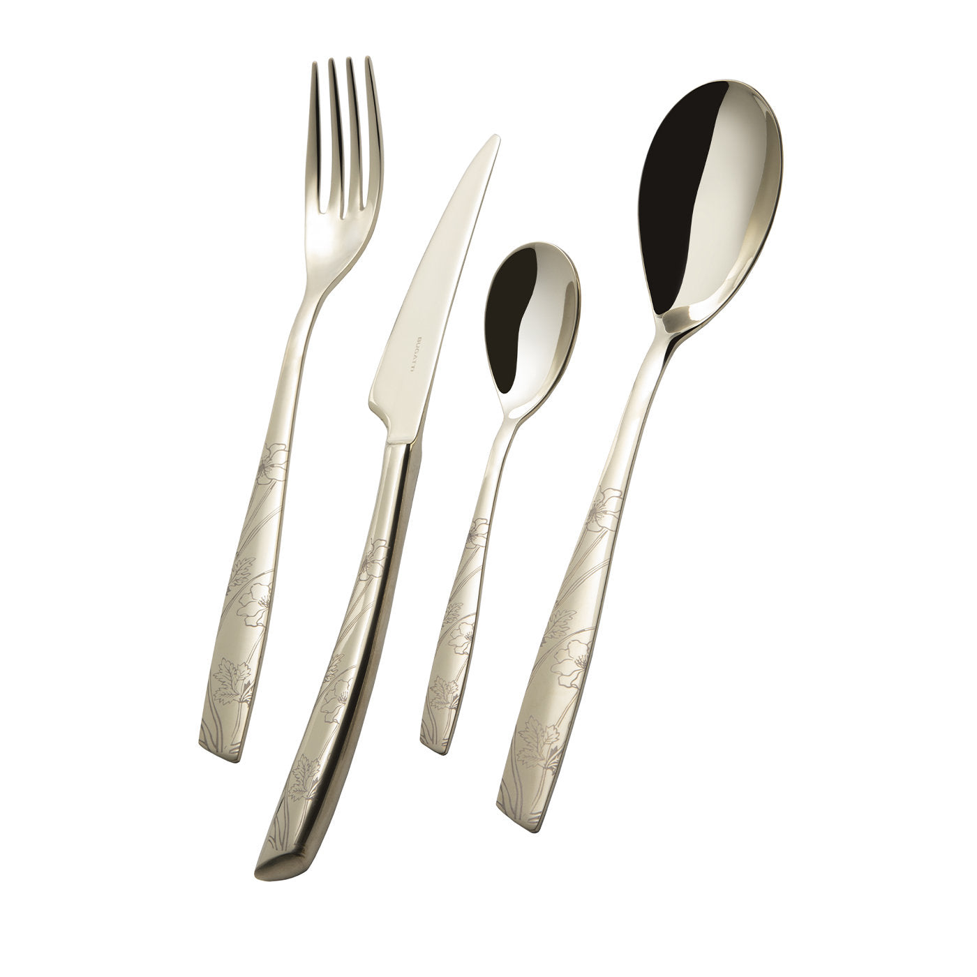 Set of 24 Pieces Lady Champagne Silverware Casa Bugatti | Artemest