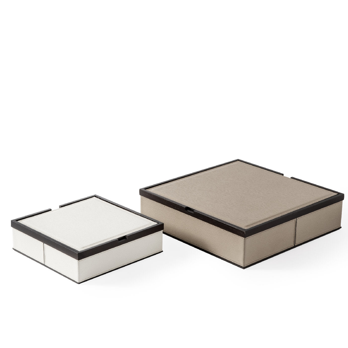 Astrea Square Leather Box Pinetti | Artemest
