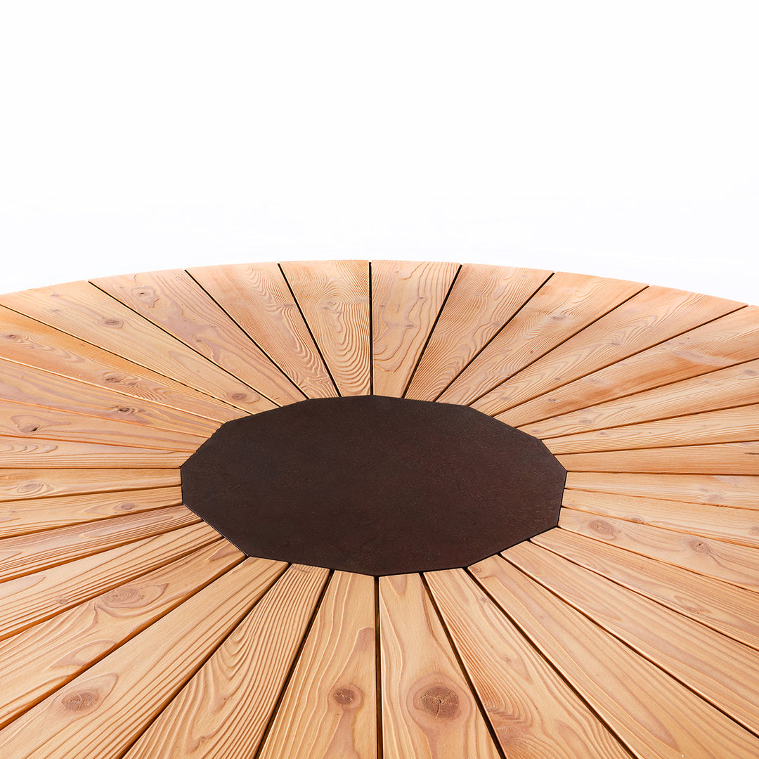 Spica Corten Steel Table TrackDesign | Artemest