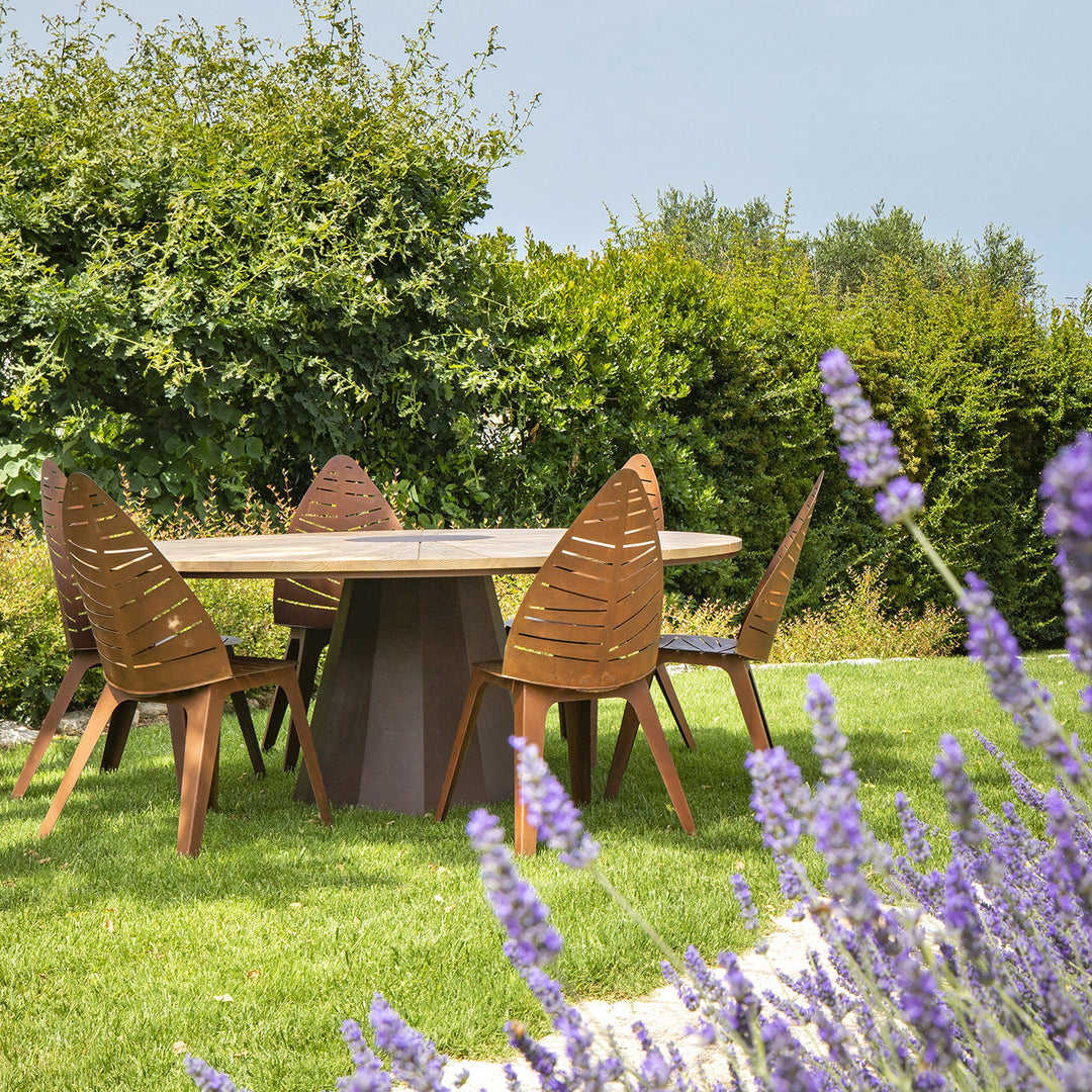 Spica Corten Steel Table TrackDesign | Artemest