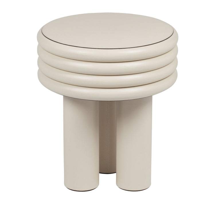 Scala White Tall Round Side Table Giobagnara | Artemest