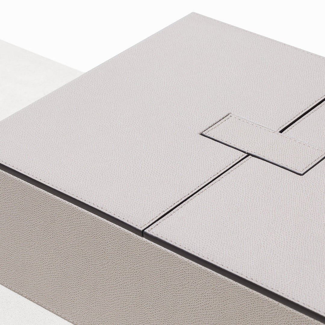 Rummikub Gray Leather Game Set Giobagnara | Artemest