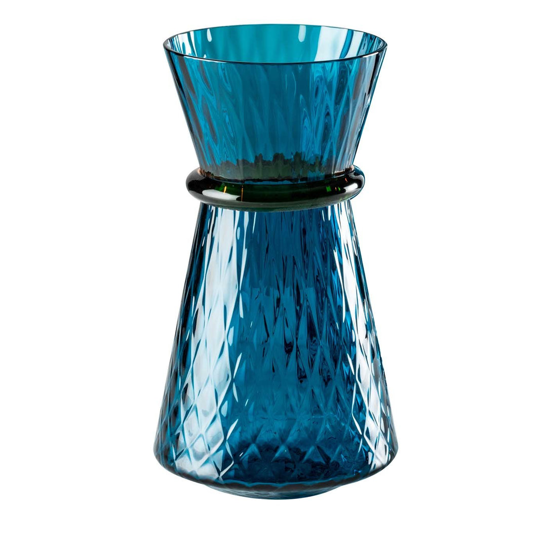 Tiara Small Blue Vase by Francesco Lucchese Venini | Artemest