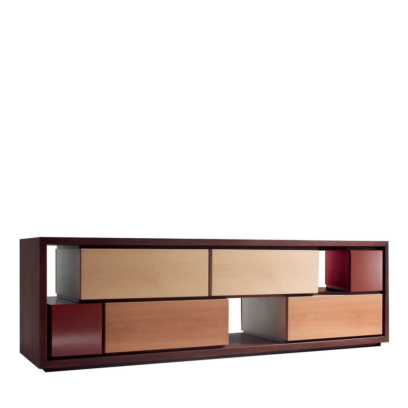 BD 09 Multi-Colored Sideboard by Bartoli Design Laura Meroni | Artemest