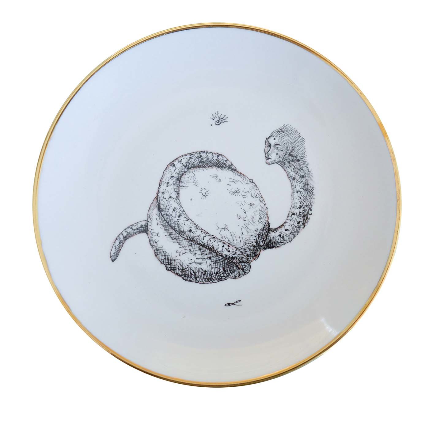 Snake Dinner Plate - Animalarium Collection Lithian Ricci | Artemest