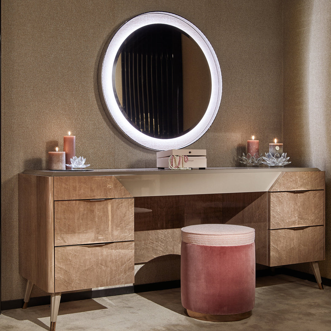 Alice Pouf with Copper Base Cafedesart | Artemest