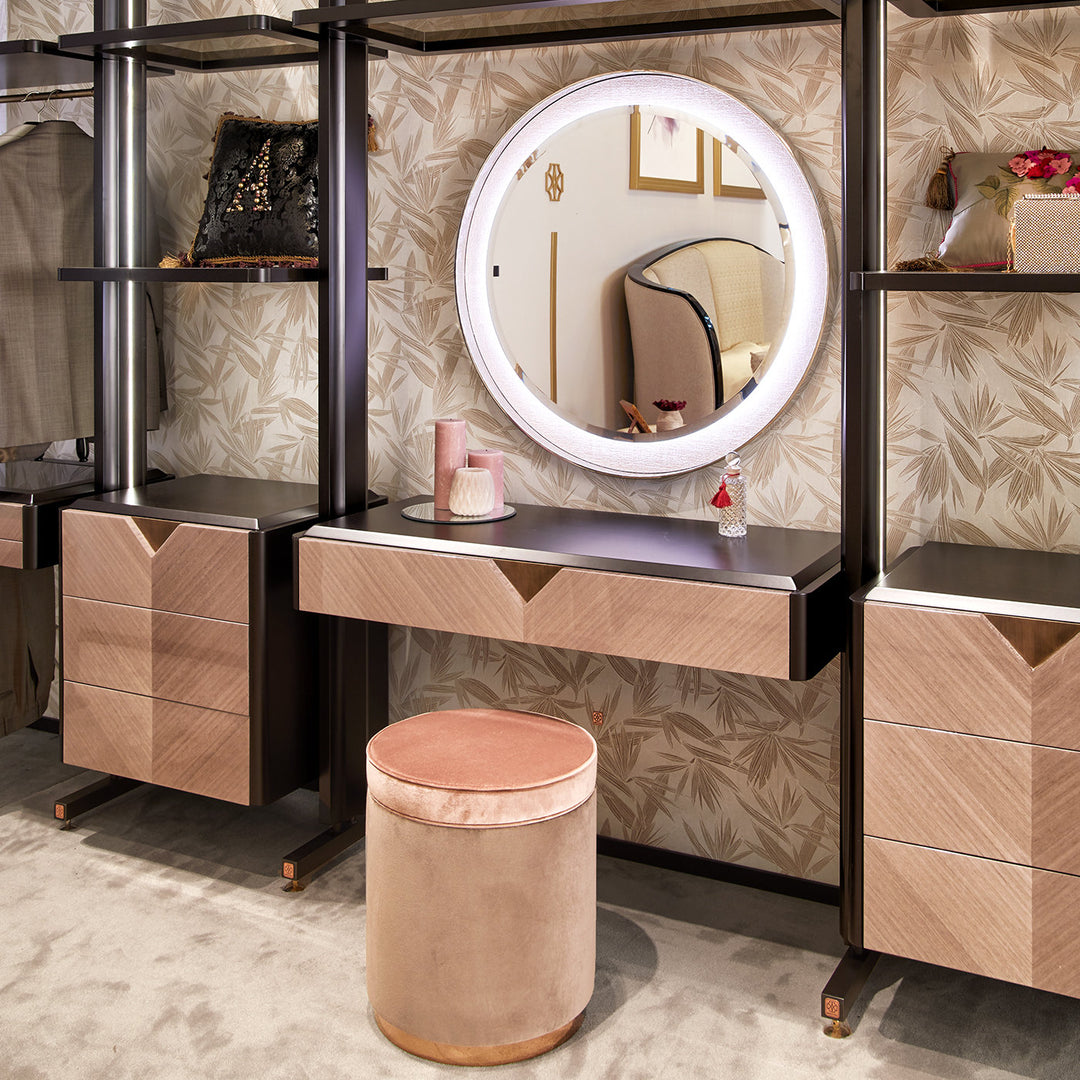 Alice Pouf with Copper Base Cafedesart | Artemest