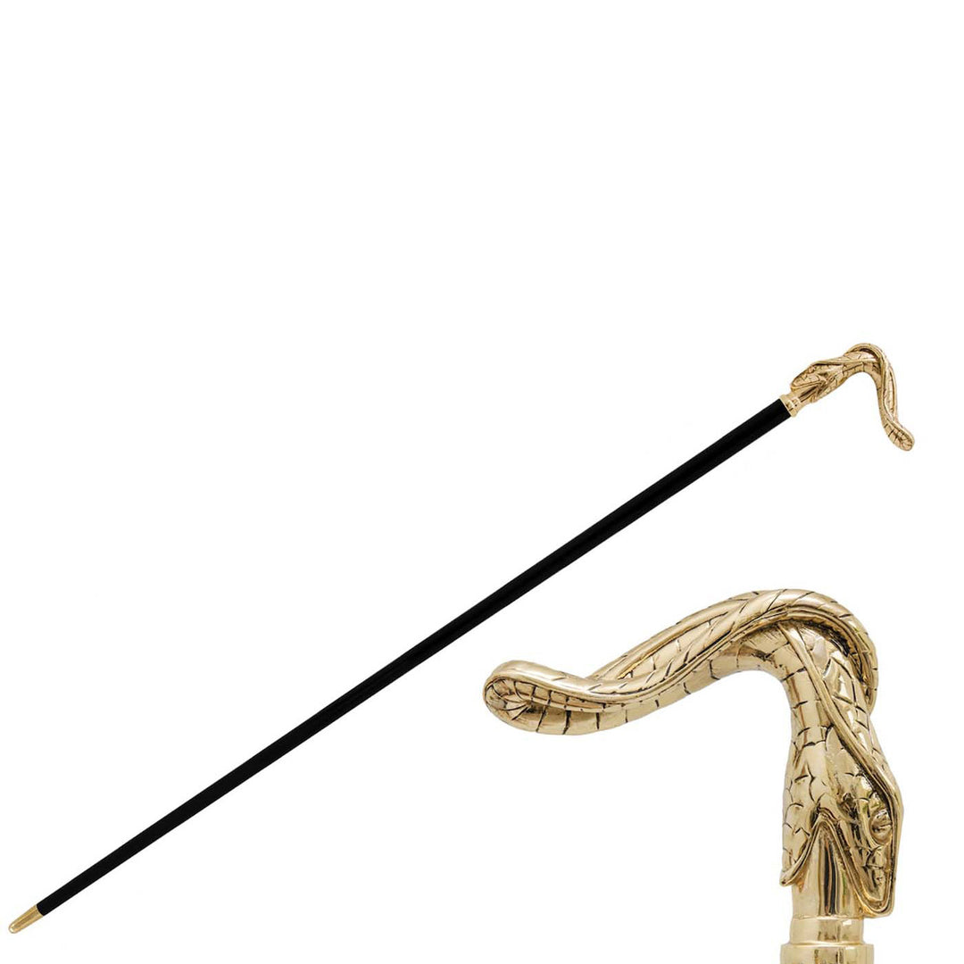 Golden Snake Cane Pasotti | Artemest