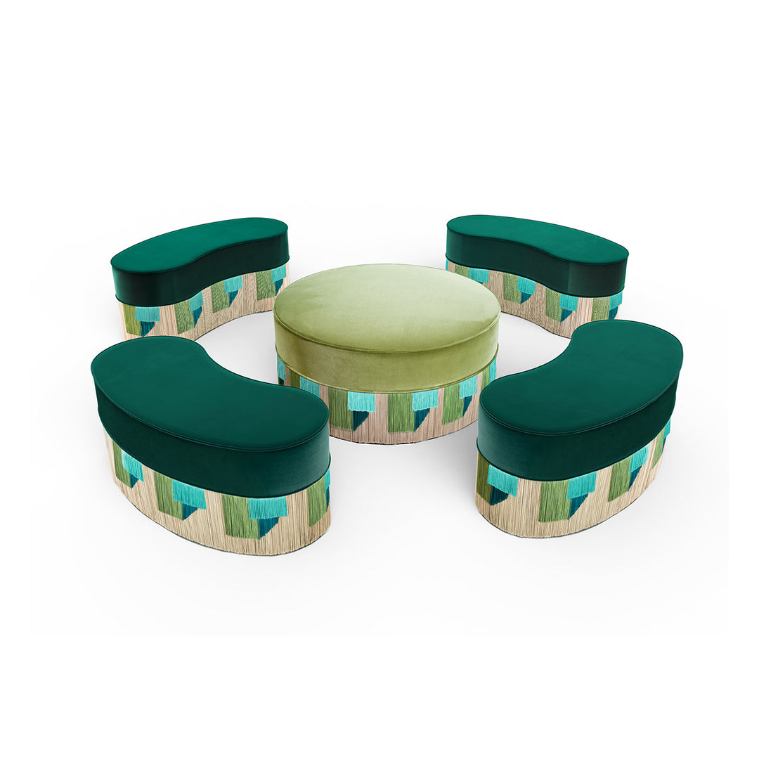 Bean Couture Geometric Bench Lorenza Bozzoli Couture | Artemest