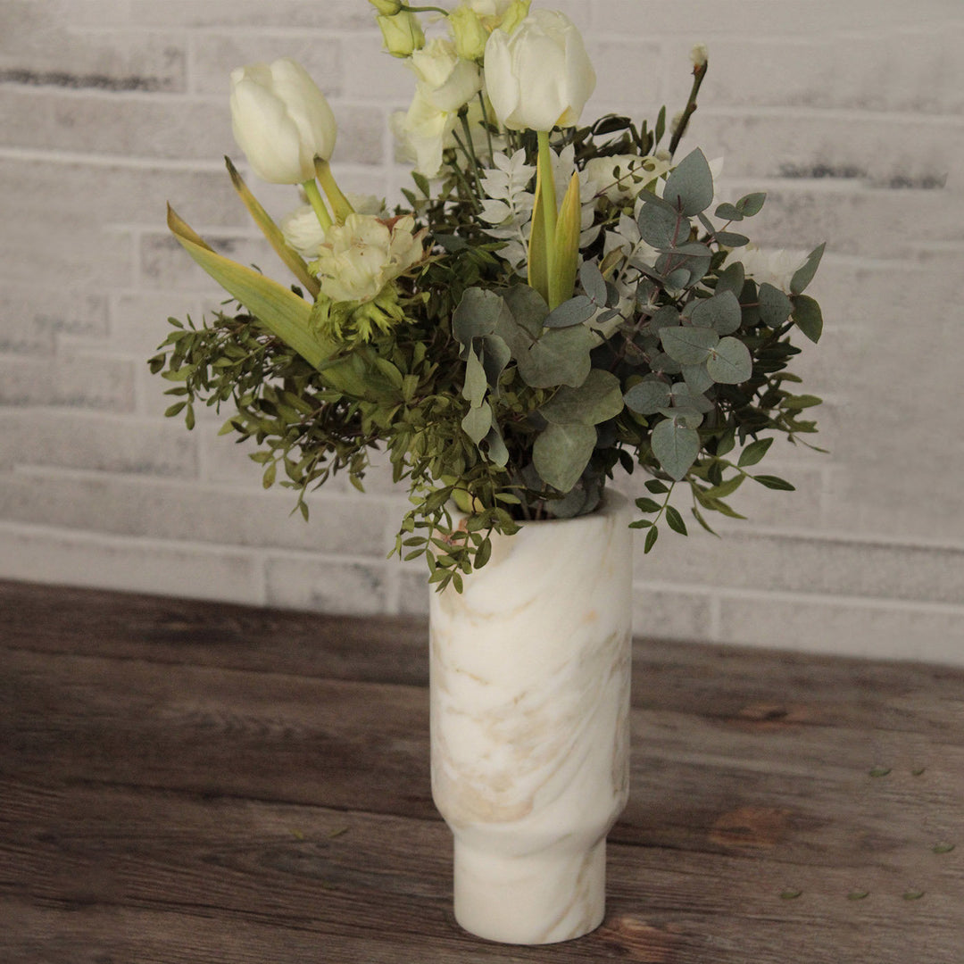 Rocket Calacatta Marble Vase Carrara Home Design | Artemest