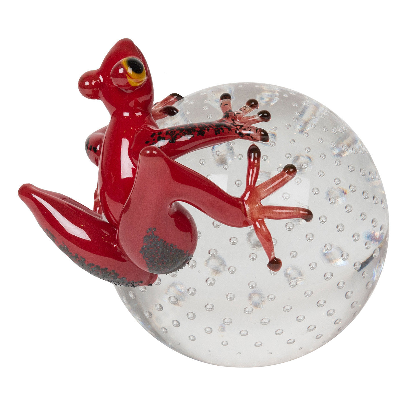 Red Glass Frog On Sphere VGnewtrend | Artemest