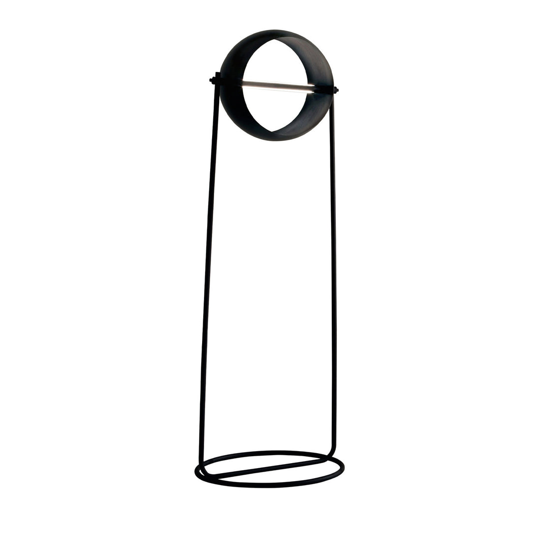 Globe Black Floor Lamp by Edoardo Colzani Laura Meroni | Artemest