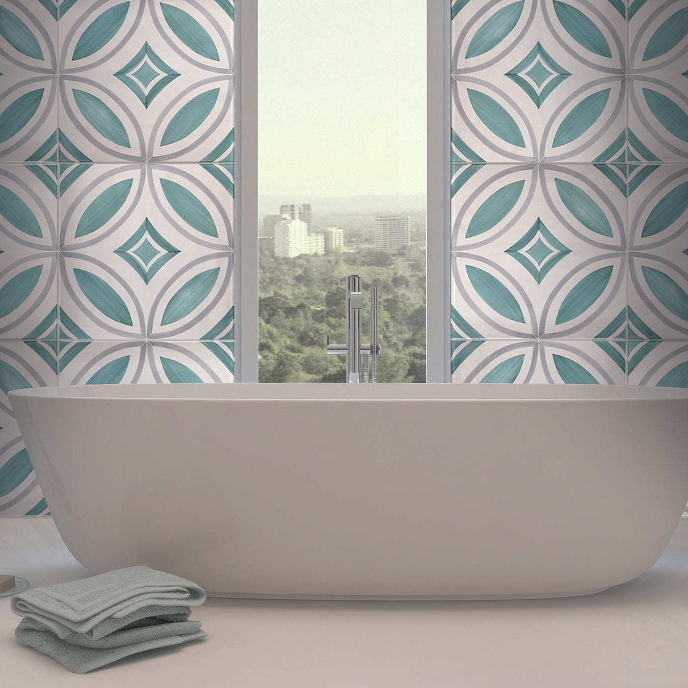 Belize Ceramic Tile Arcea Handmade Design | Artemest