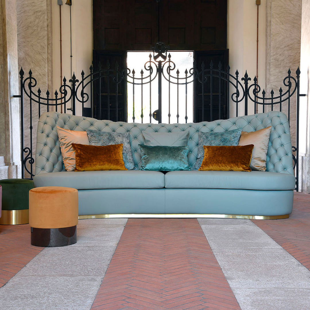 Thalia Light Blue 4-Seater Sofa Domingo Salotti | Artemest