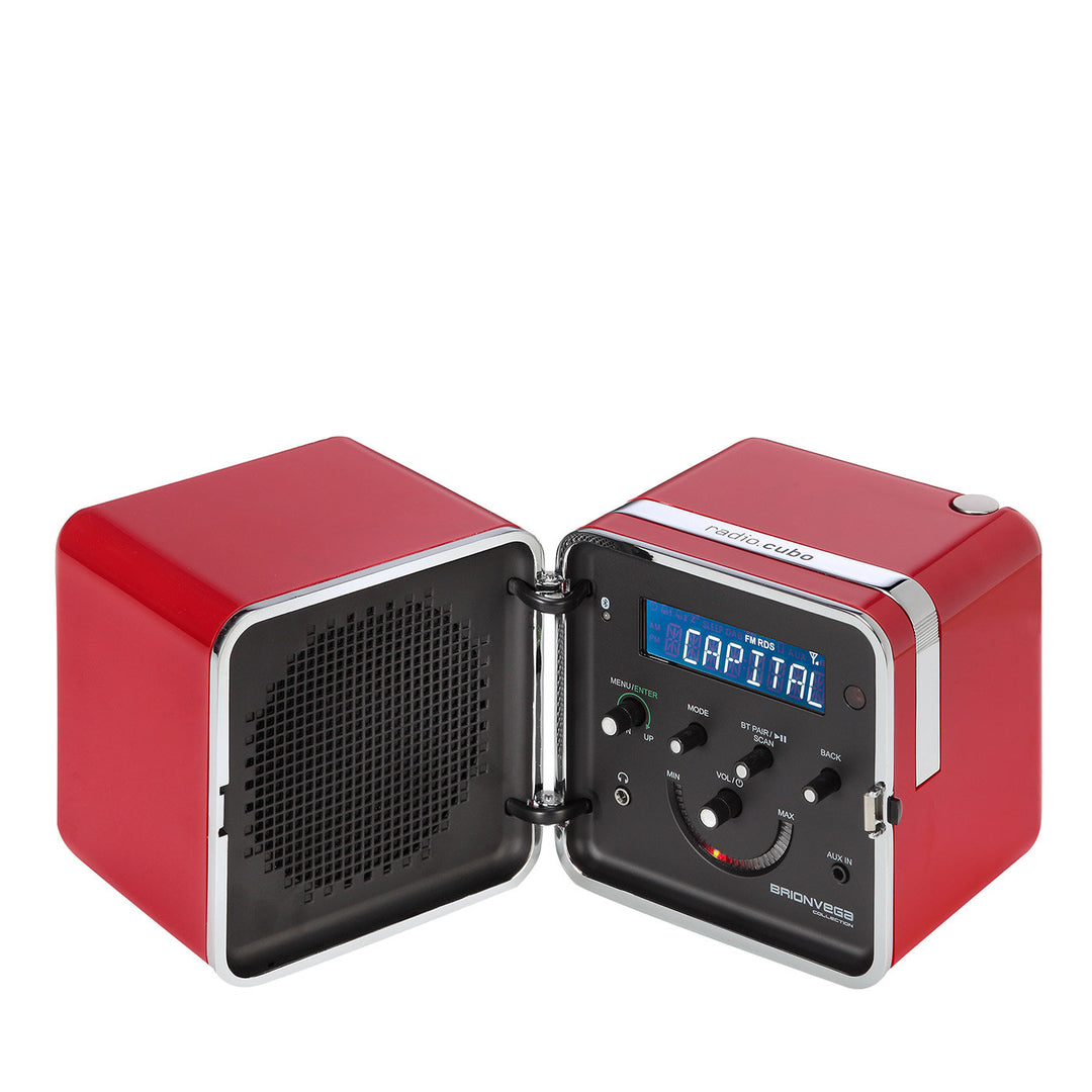 Red Radio.cubo by Marco Zanuso and Richard Sapper Brionvega | Artemest