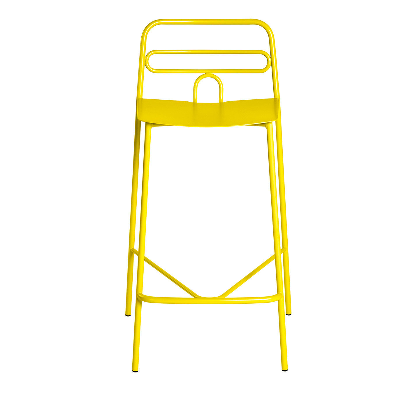 Dida Medium Yellow Bar Stool Castil | Artemest