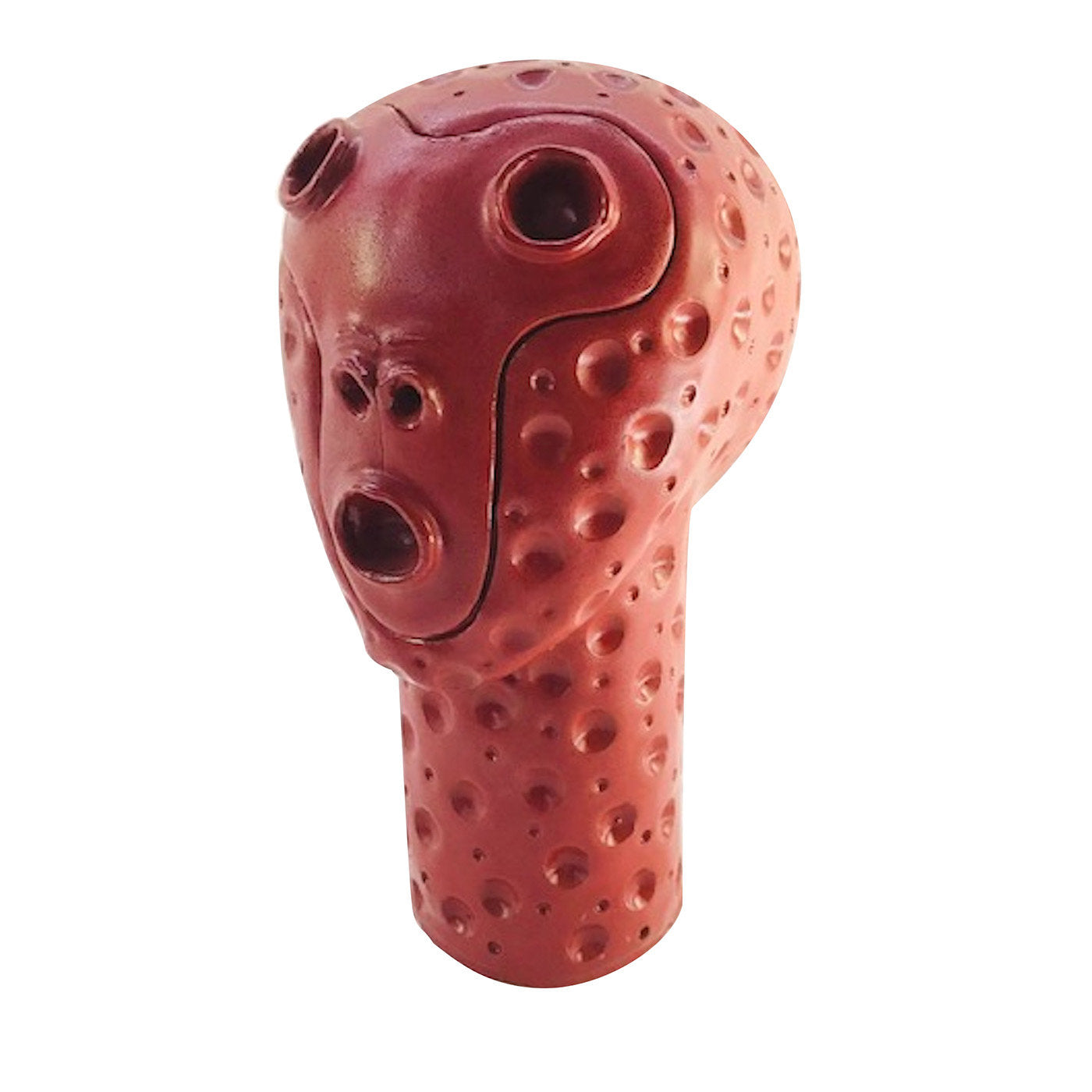 Red Monkey Head Sculpture Freaklab | Artemest