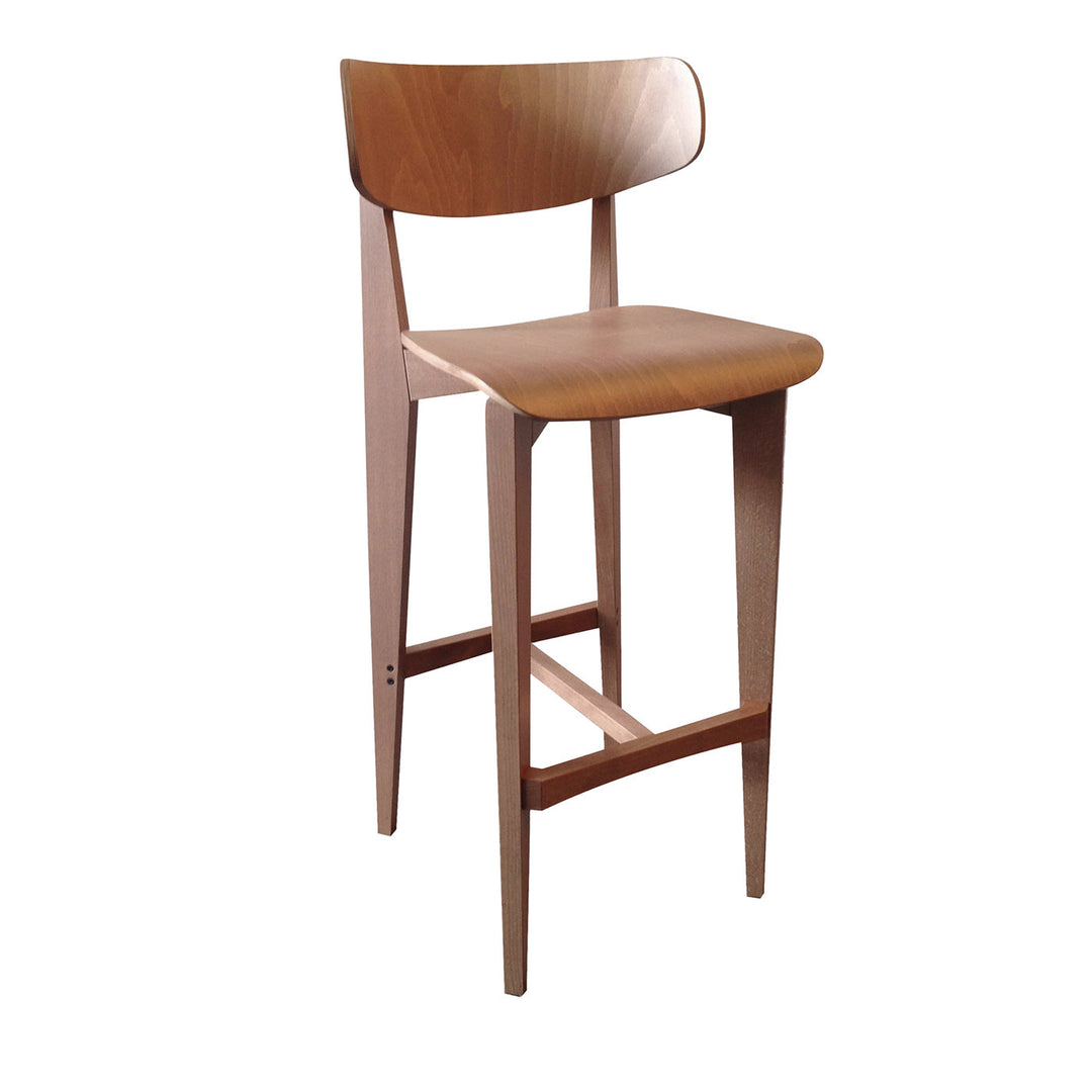 Ksenia Beech Bar Stool by Massimo Iosa Ghini Livoni 1895 | Artemest
