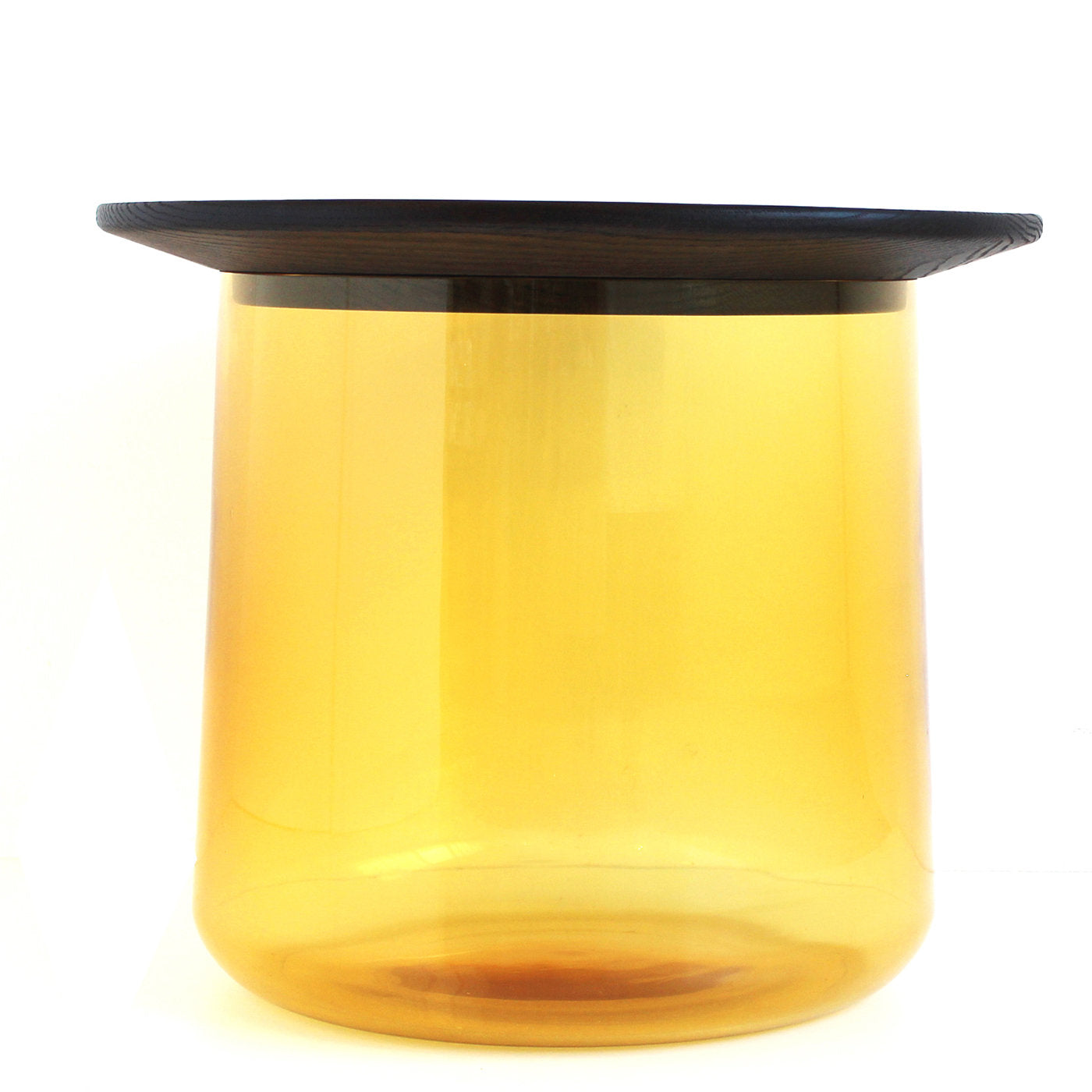 Tea Amber/Stained Oak Side Table Durame | Artemest