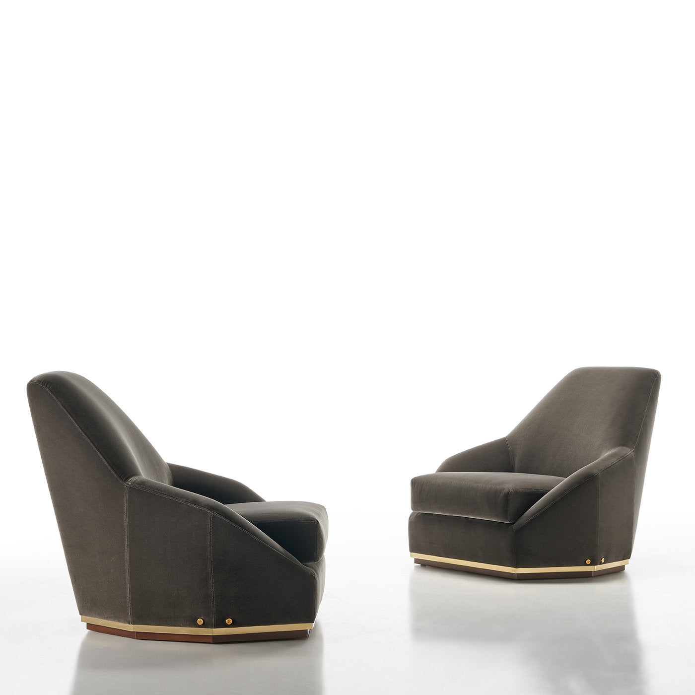Doha Gray Armchair Bedding Atelier | Artemest