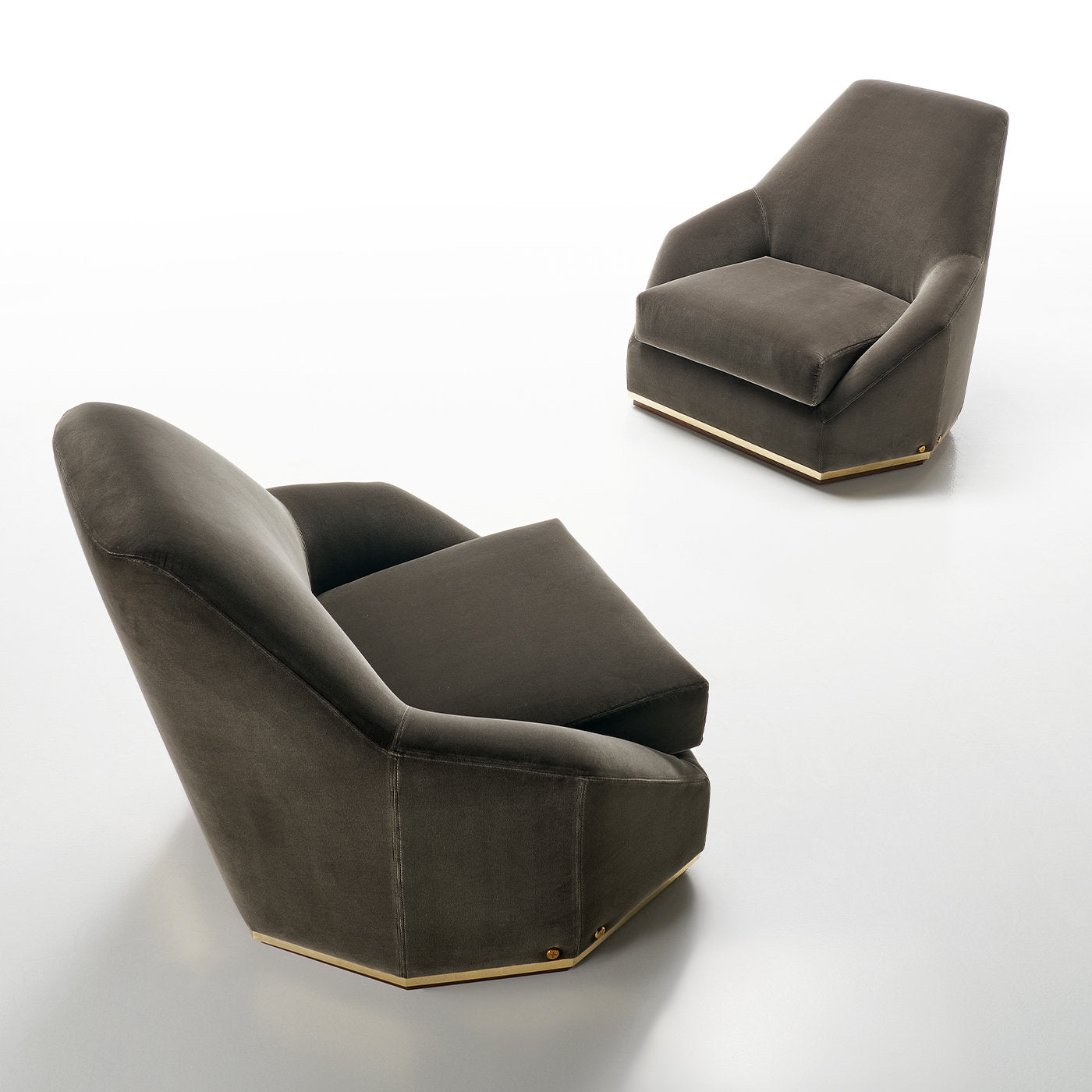 Doha Gray Armchair Bedding Atelier | Artemest