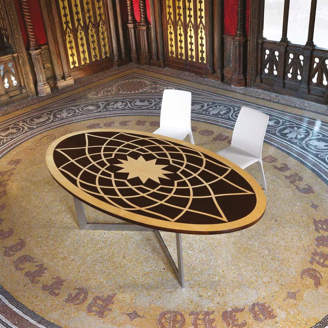 Michelangelo Oval Dining Table Arnaboldi Interiors | Artemest