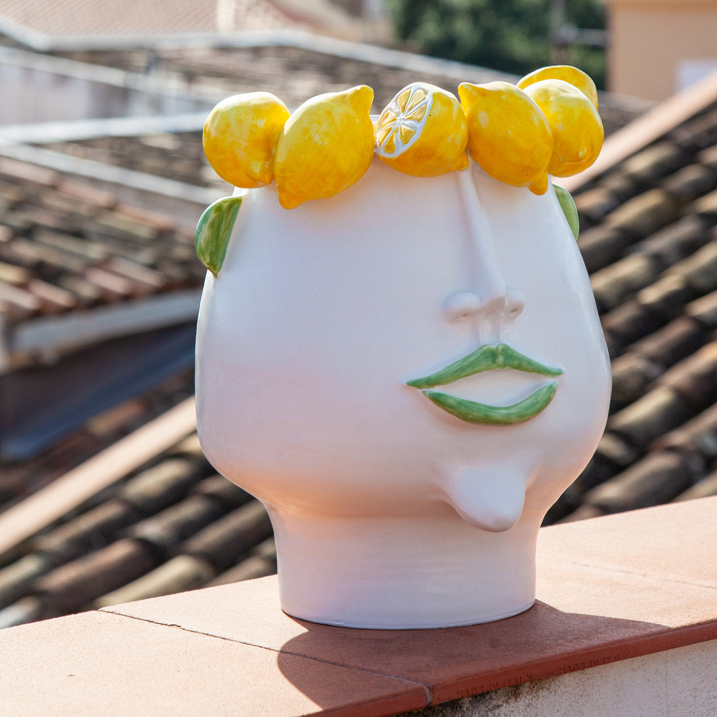 Domitilla Lemon Picker Head Vase Patrizia Italiano | Artemest