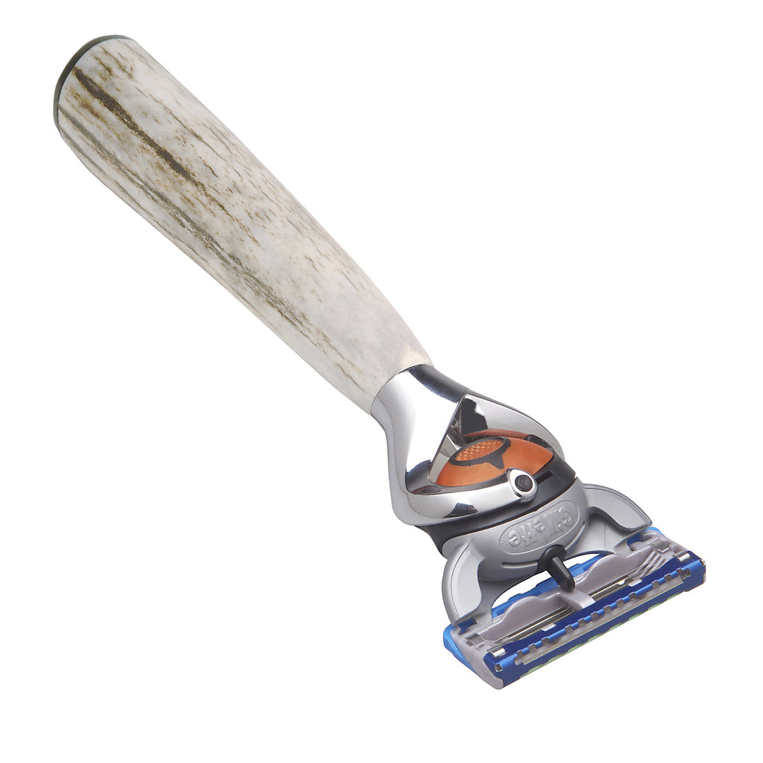 L-Shaped Shaving Set in Deer Horn Stefano Raffa | Artemest