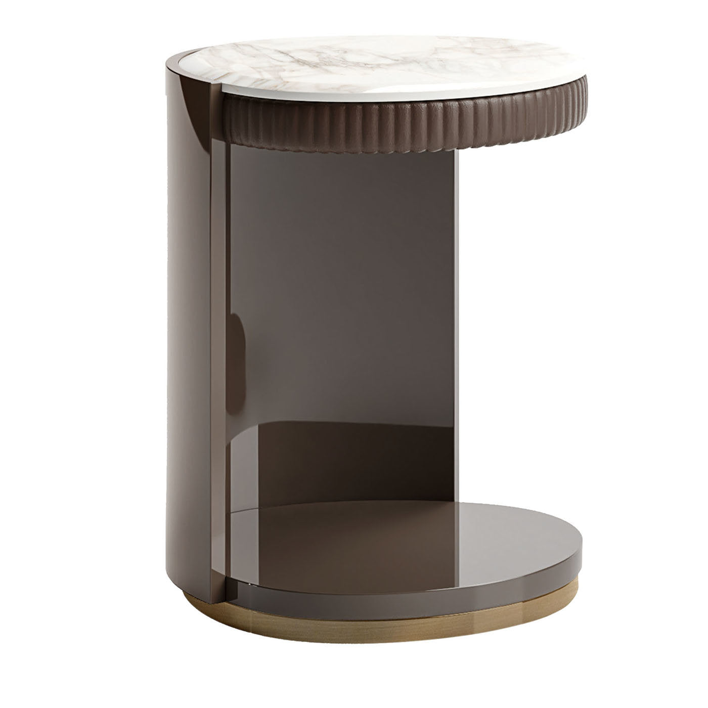 Dagmar Side Table with Marble Top Volpi | Artemest