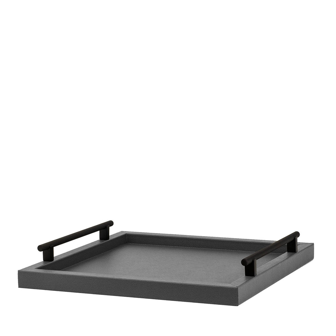 Dafne Graphite-Gray Rectangular Tray Pinetti | Artemest