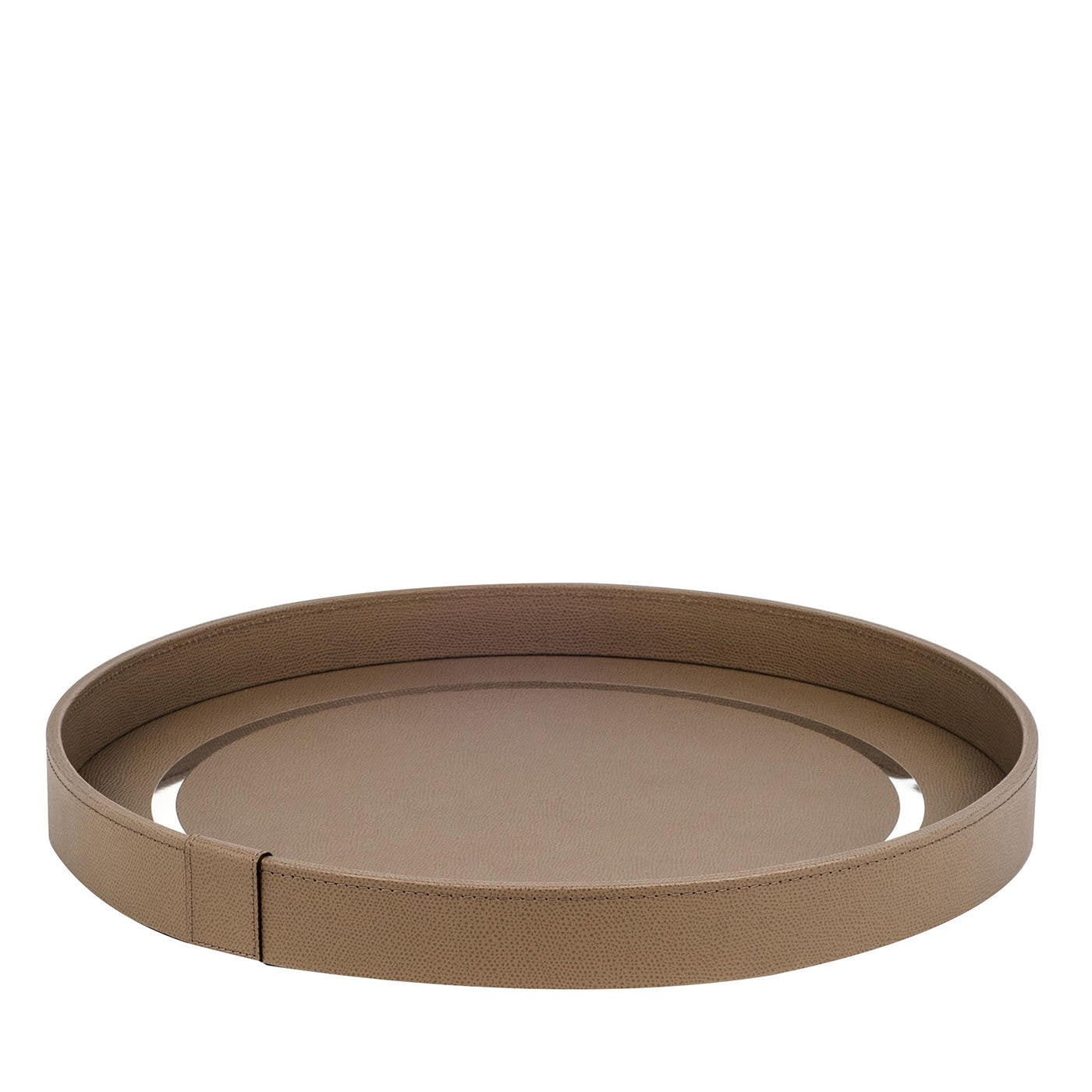 Venere Medium Round Brown Tray Pinetti | Artemest