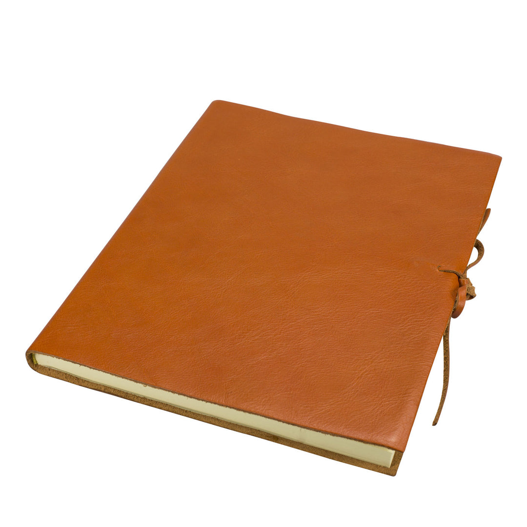 Large Leather Book with Tie Il Papiro Firenze | Artemest