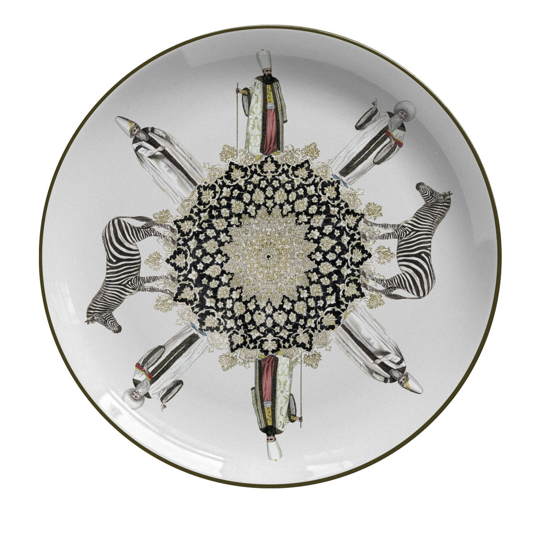 Porcelain Constantinople 8 dinner Plate Les Ottomans | Artemest