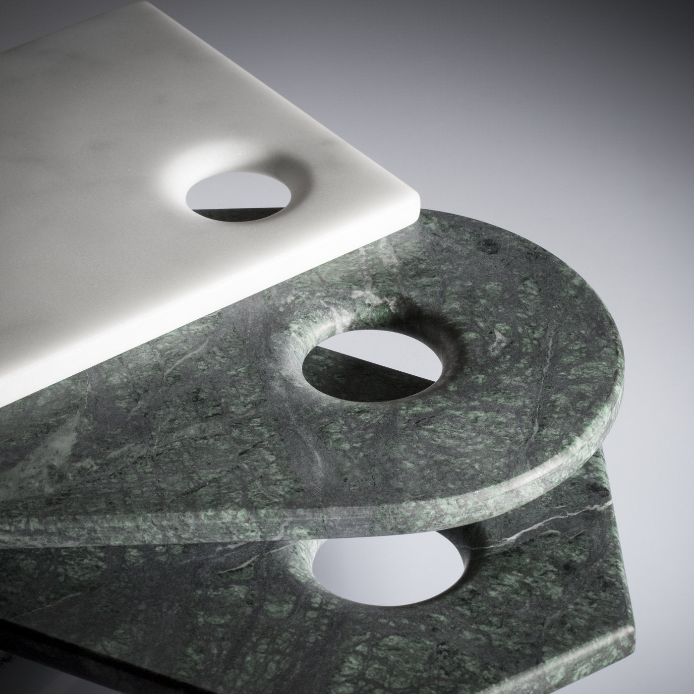 Convivio Mixed Sliced Trived in Green Guatemala Marble Espidesign by ...