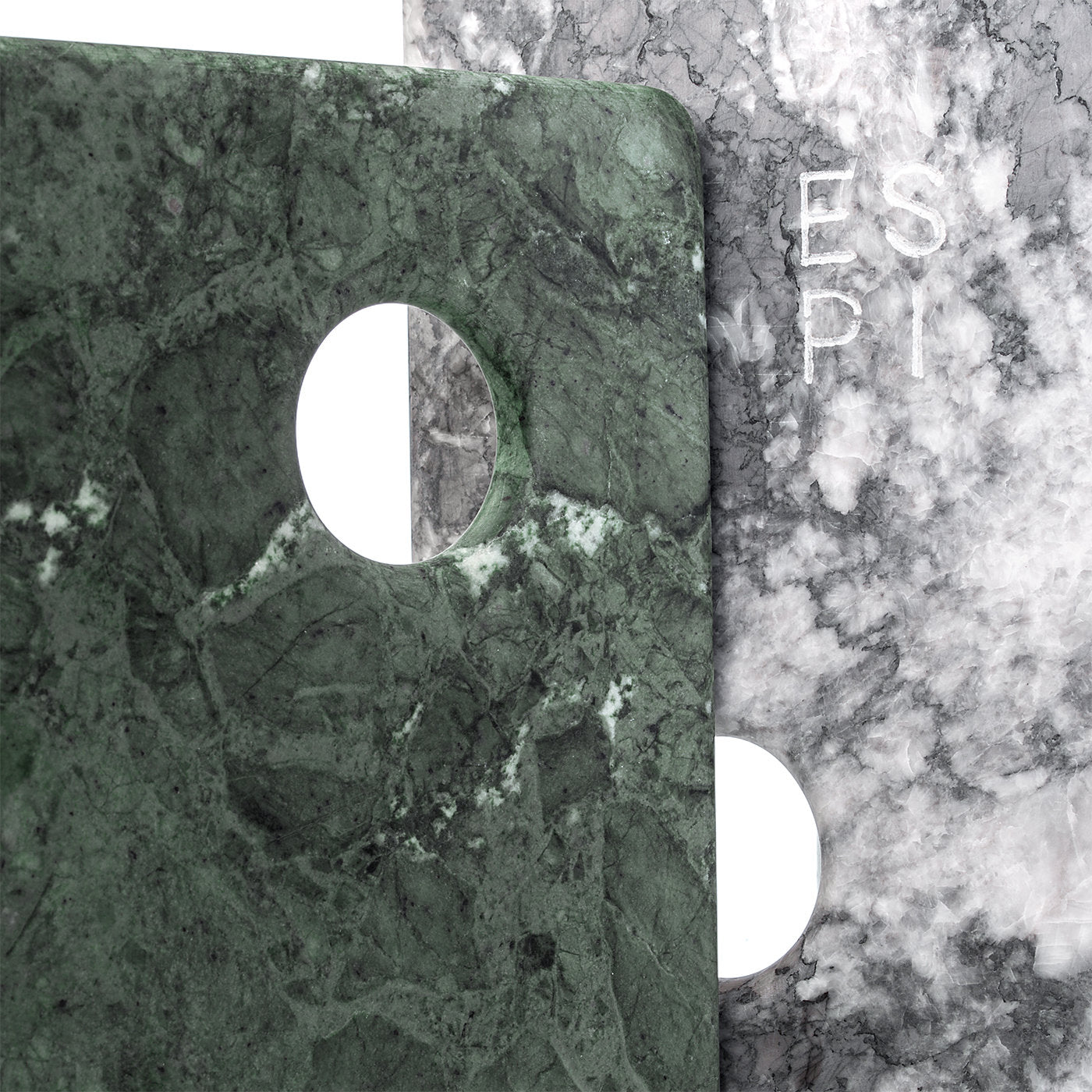 Convivio Mini Trivet in Green Guatemala Marble Espidesign by Paola ...