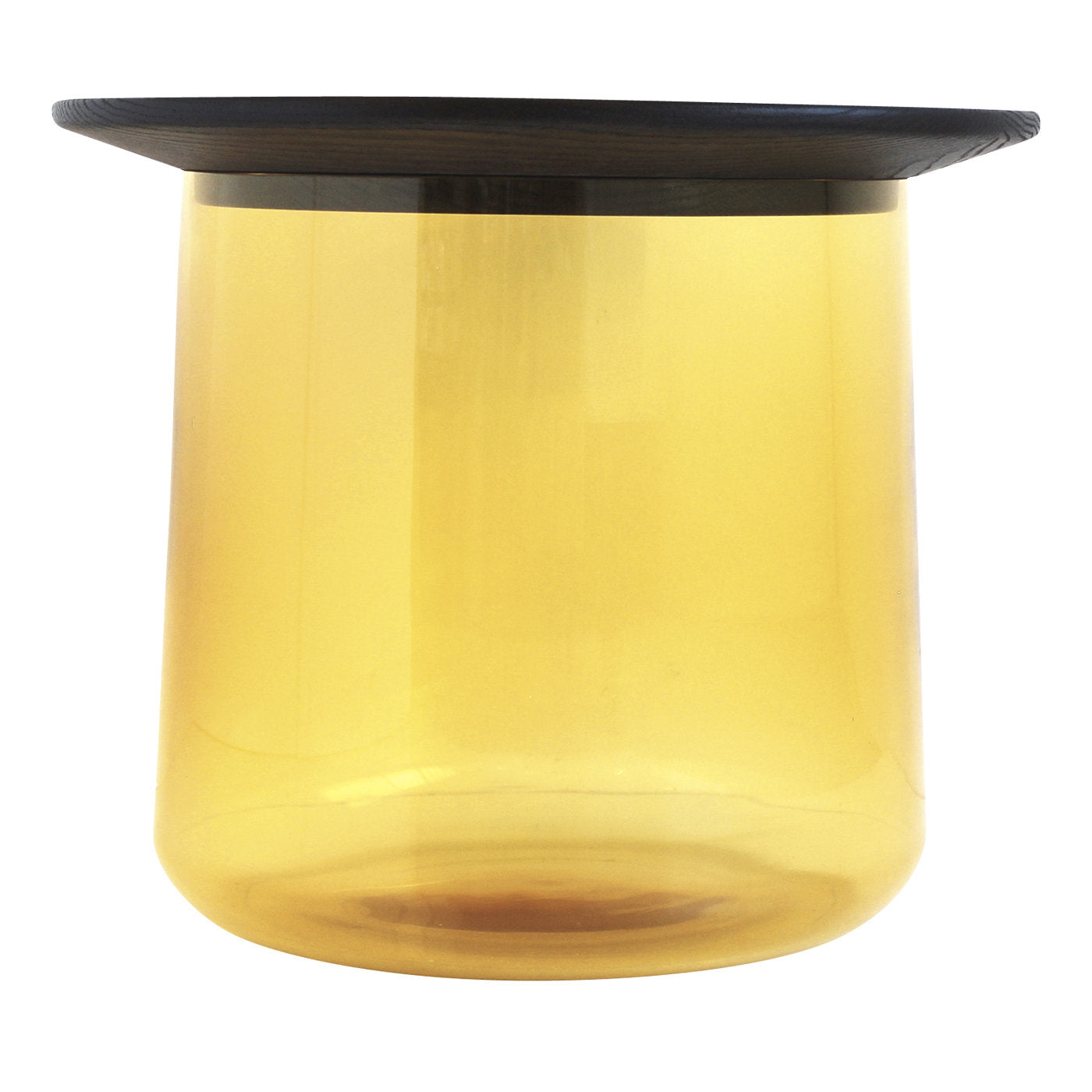 Tea Amber/Stained Oak Side Table Durame | Artemest