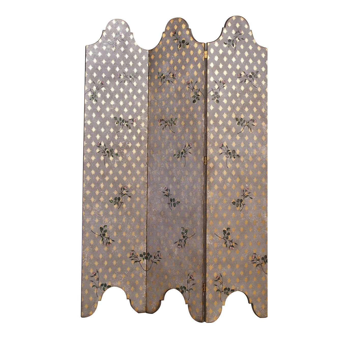 Moro Gold and Gray Screen Porte Italia | Artemest