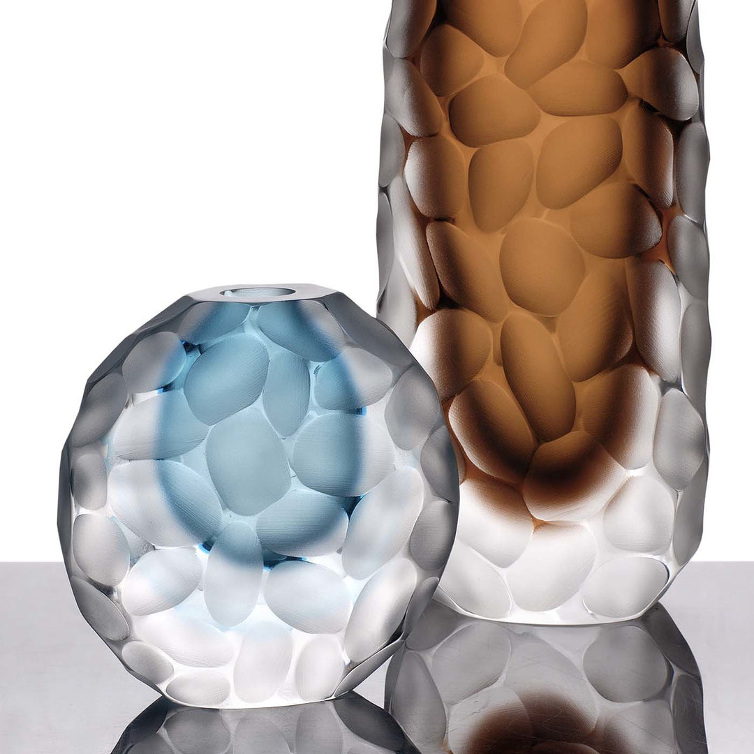 Invidia Tall Amber Vase Fornace Mian | Artemest