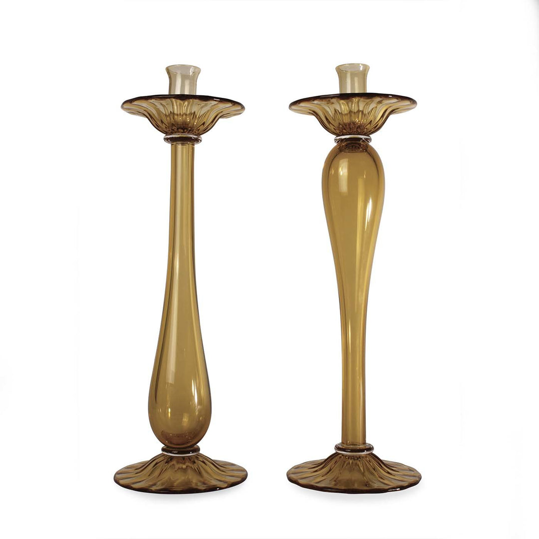 Siviglia Amber Candle Holder #1 Fornace Mian | Artemest