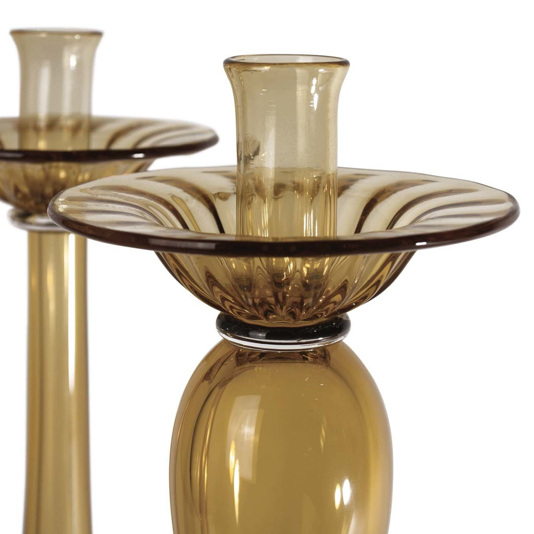 Siviglia Amber Candle Holder #2 Fornace Mian | Artemest