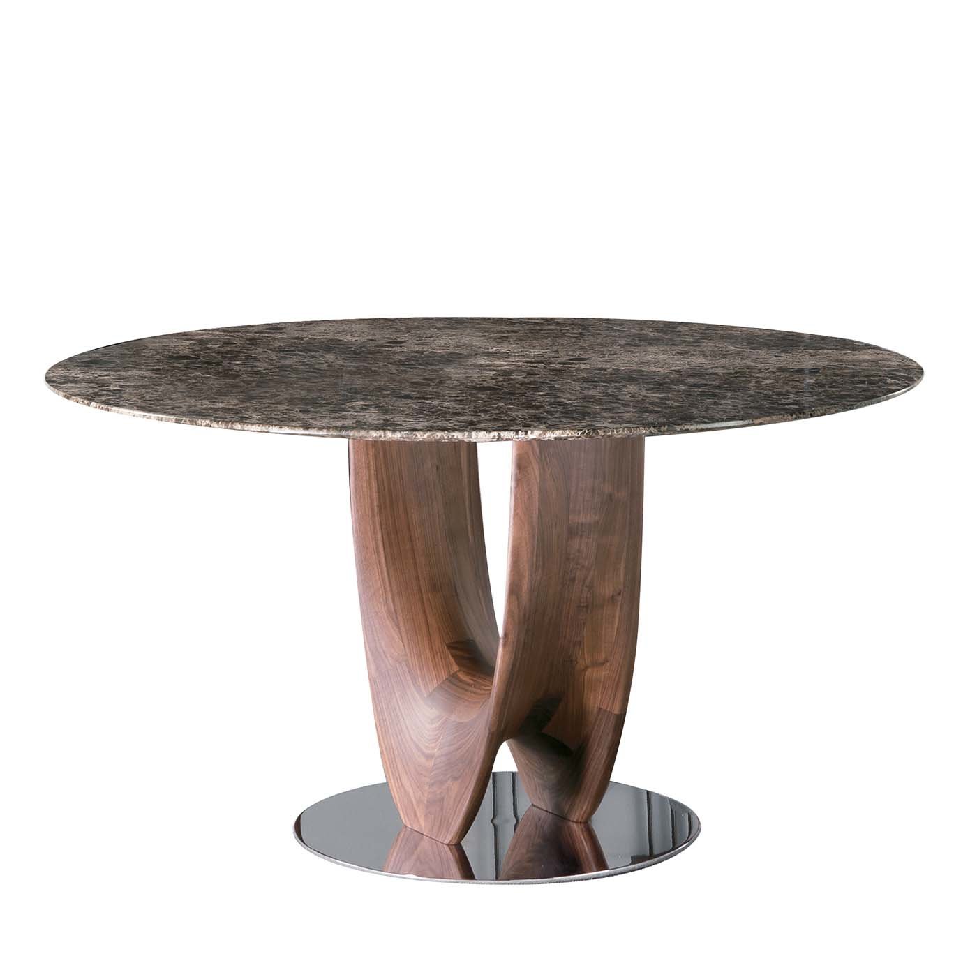 Axis Round Small Table with Marble Top by Stefano Bigi Pacini ...