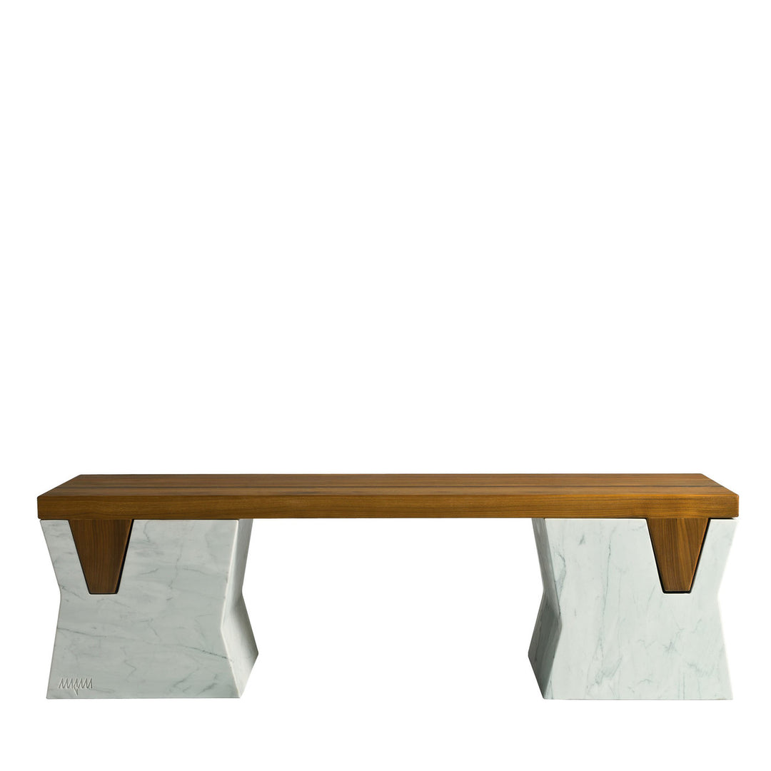 Plaza Bench by Paolo Salvadè MGM Marmi e Graniti | Artemest