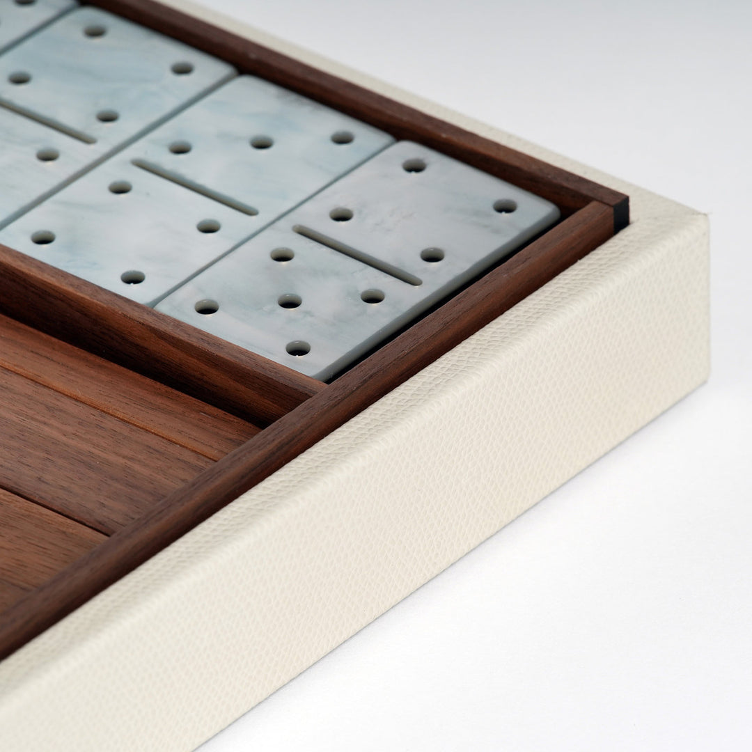 Leather Domino Set Pinetti | Artemest