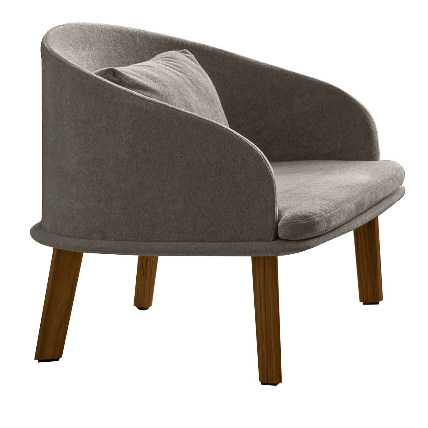 Cleo Gray Lounge Armchair Talenti | Artemest