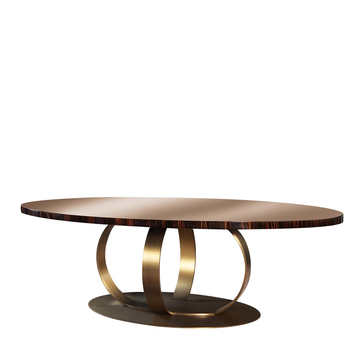 Andrew Oval Dining Table DOM Edizioni | Artemest