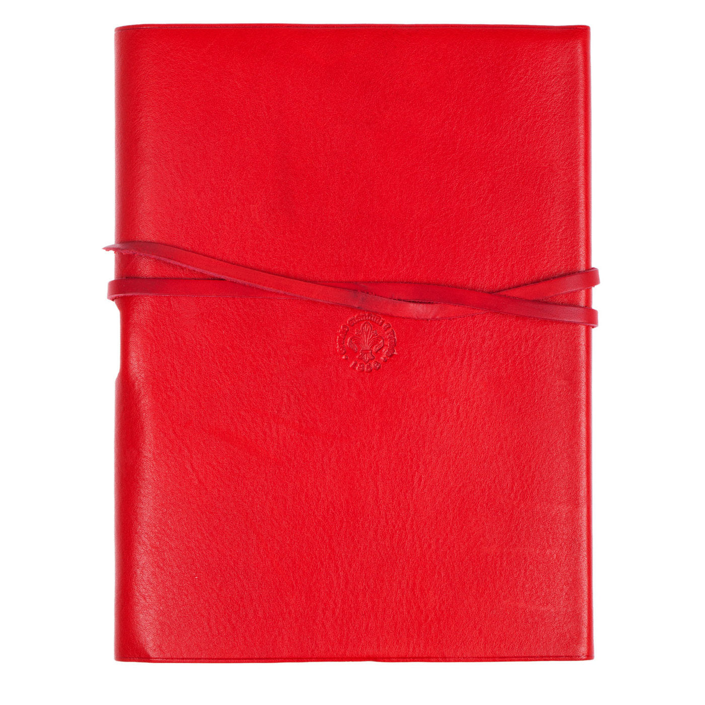 Lace Red Leather Notebook Giannini | Artemest