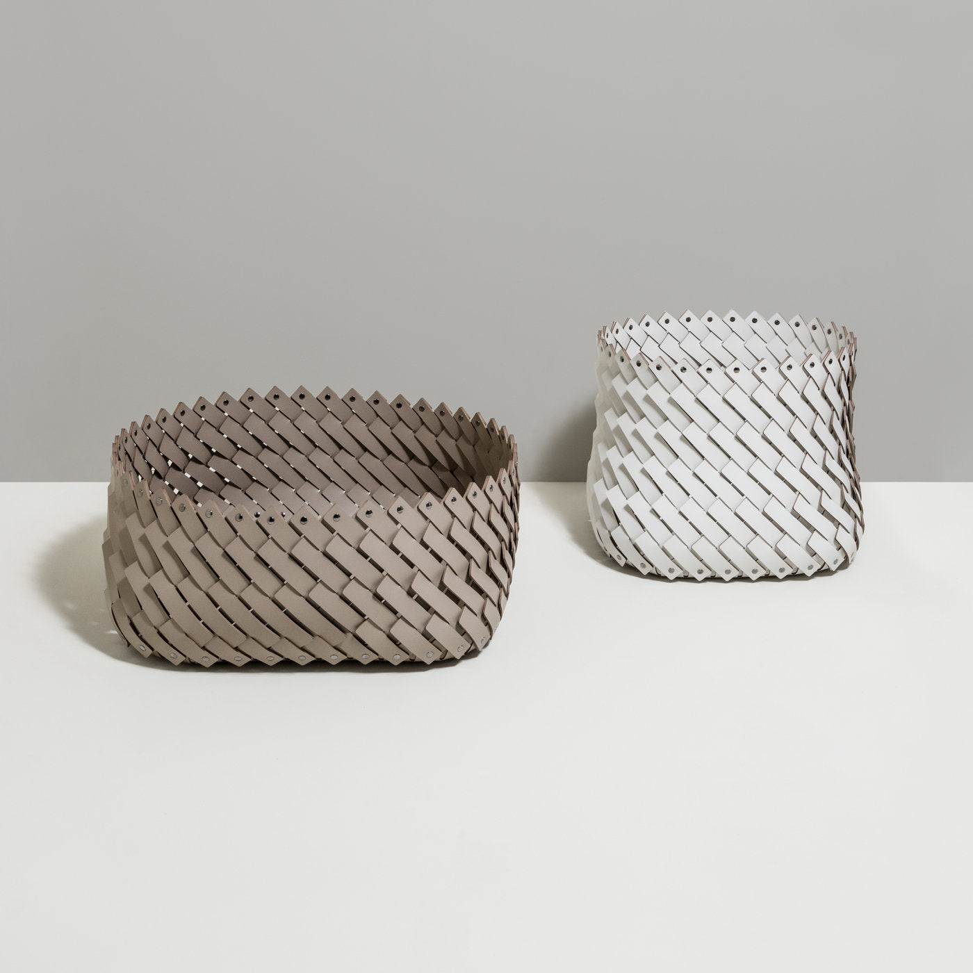 Almeria Large Square Brown Basket Pinetti | Artemest