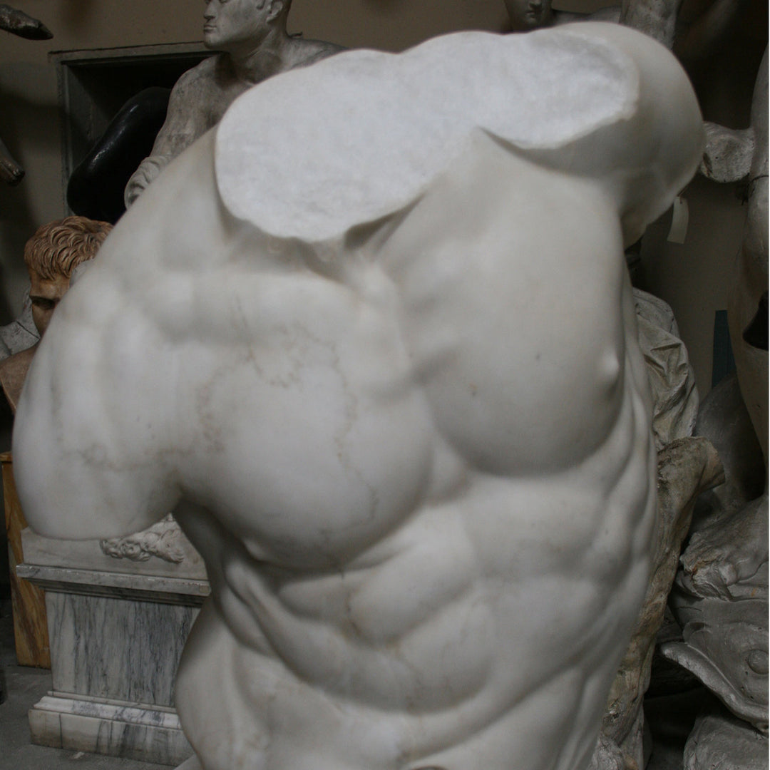 Gaddi Torso Marble Sculpture Galleria Romanelli | Artemest
