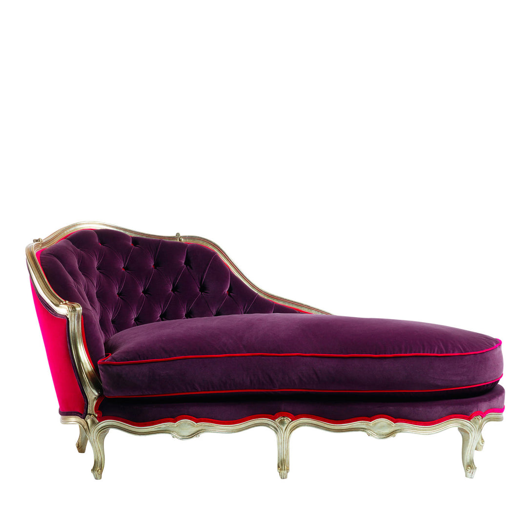 Purple Chaise-longue Louis XV Salda | Artemest