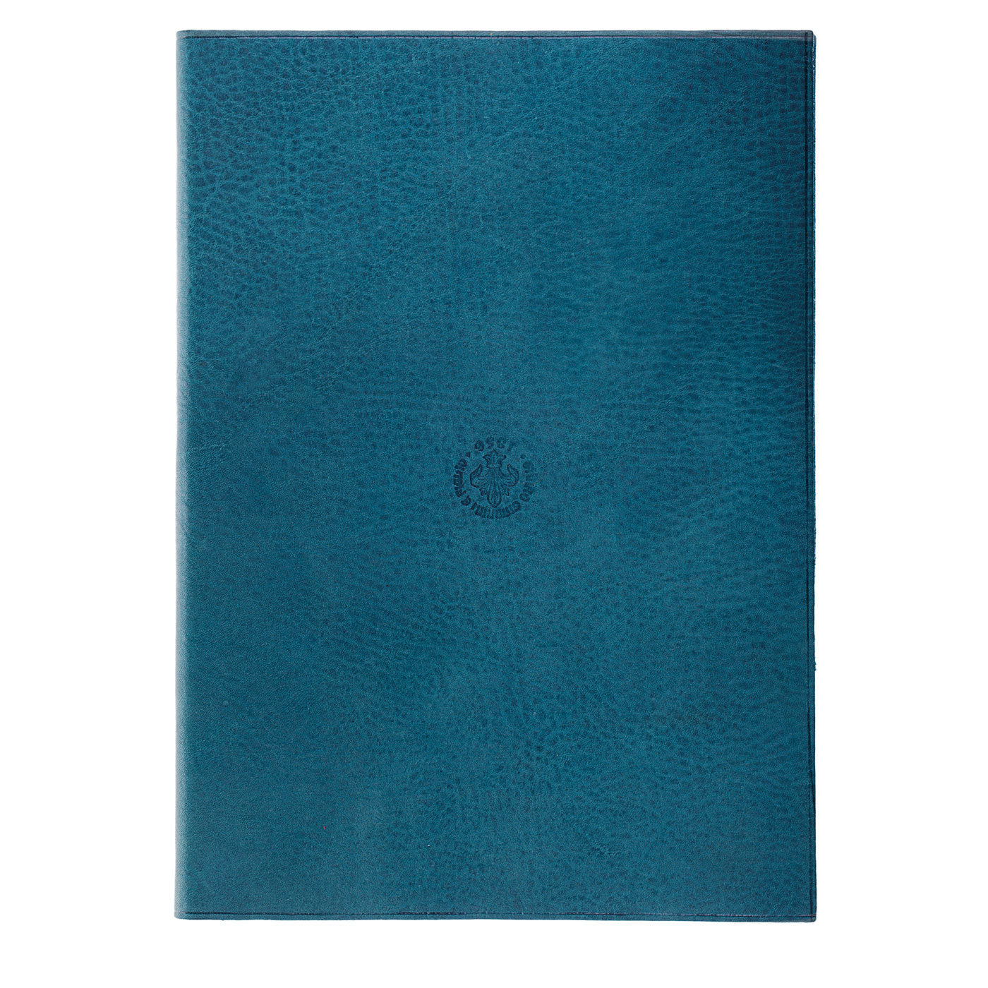 Gold Lily Blue Leather Notebook Giannini | Artemest